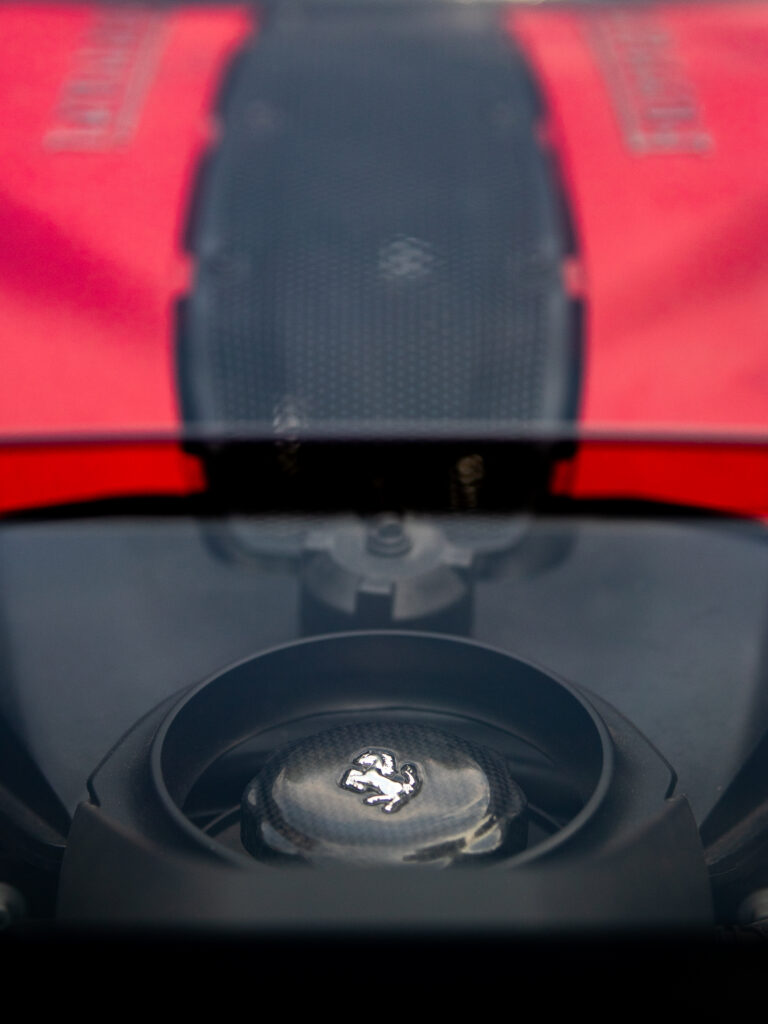 Ferrari F8 oil cap - P1COMPOSITES: ADVANCED CARBON FIBER COMPOSITES